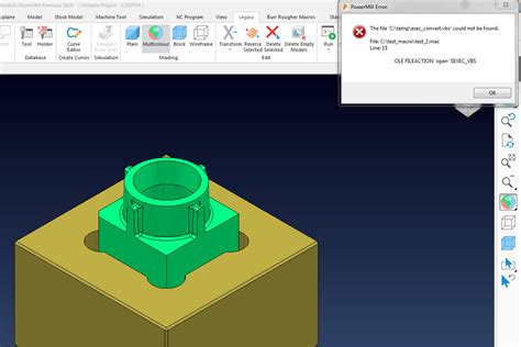 Solved Preview Picture Of Powermill Project Is It Possible