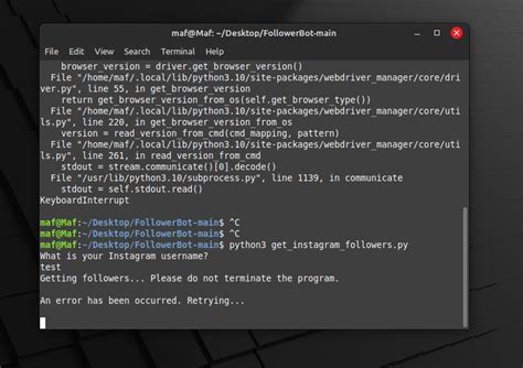 An Error Has Been Occurred Retrying · Issue 63 · Asimptotfollowerbot · Github