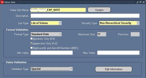 Oracle Apps Technical Date Parameter Dependent On Previous Parameter Value