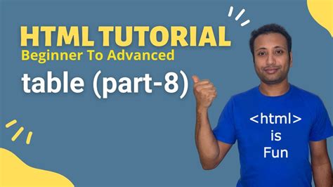 Hsc Ict Html Bangla Tutorial 37 Table Part Ix Rowspan And Colspan