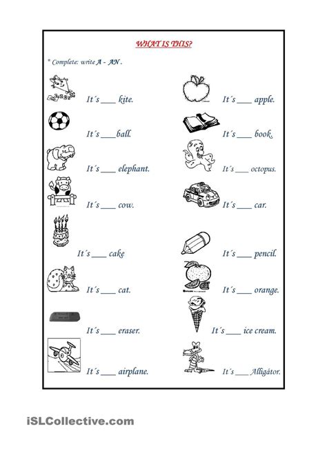 Артикли Worksheets