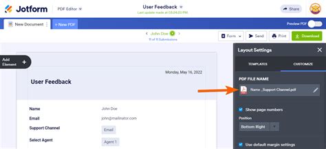 How To Change PDF Attachment Filename