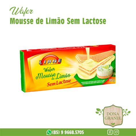 Dona Granel Delicioso Biscoito Wafer Com Recheio Sabor Mousse De
