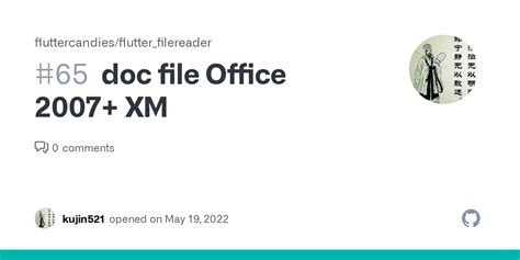 doc file office 2007 xm · issue 65 · fluttercandies flutter