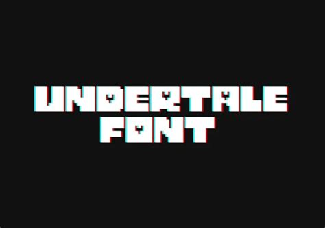 Undertale Font Free Download And Preview Deefont