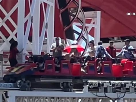 Riders Stuck On Incredicoaster At Disney California Adventure