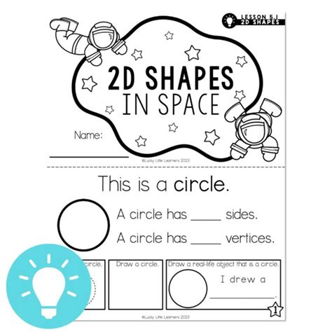 Lucky To Learn Math 1st Grade Geometry Lesson 51 Identify 2d