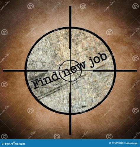 FInd New Job Target Stock Photo Image Of Chance Recruitment 176613820