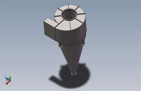 旋风除尘器1433955solidworks 2021模型图纸下载 懒石网
