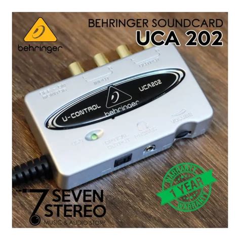 Behringer Soundcard U Control Uca202 With Usb Audio Interface Lazada Indonesia