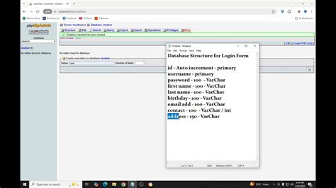 Create Database By Using Wamp Mysql Youtube