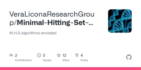 Github Veraliconaresearchgroupminimal Hitting Set Algorithms Mhs