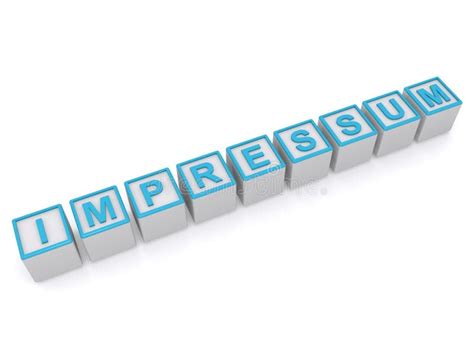 Impressum stock illustration. Illustration of legal, disclaimer - 18186273