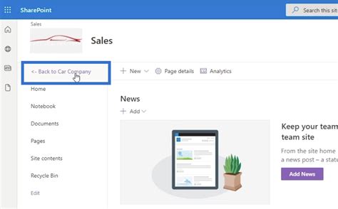 SharePoint Site Navigation Elements An Overview Master Data Skills AI
