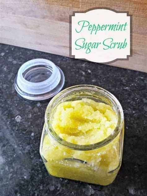 Peppermint Sugar Scrub Recipe