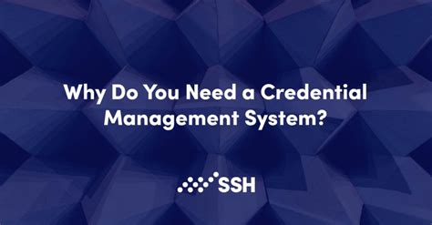 Ssh Communications Security On Linkedin What Is Credential Management