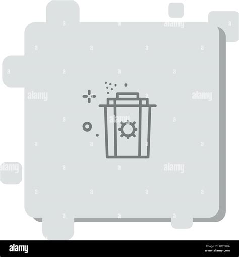Garbage Vector Icon Modern Simple Vector Illustration Stock Vector