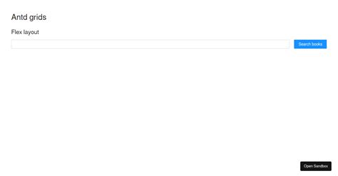 Antd Grid Codesandbox