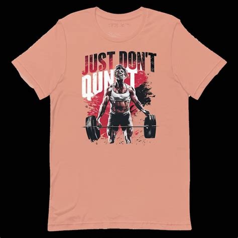 Premium Photo A Pink T Shirt With A Woman On It That Says Just Dont Run