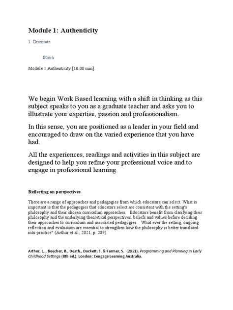 Module 1 Workbook Pdf Constructivism Philosophy Of Education Inquiry Based Learning