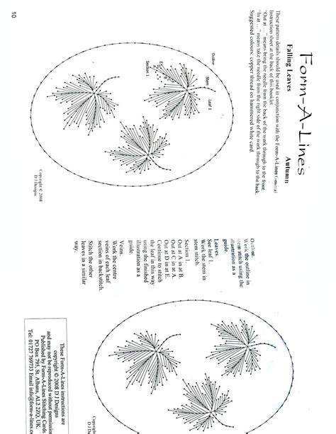 Diy Stitching Card Patterns