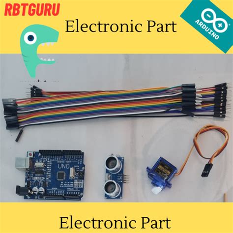 Automatic Dustbin Kit For Stem And Rbt Project Projek Rbt Tong Sampah Automatik Elektronik
