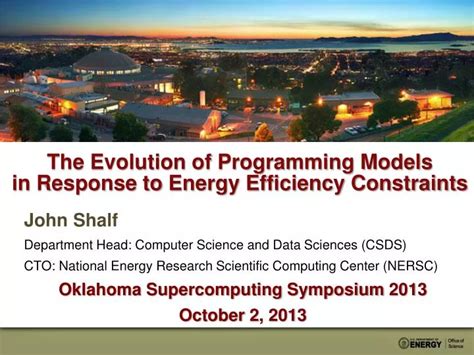 Ppt The Evolution Of Programming Models In Response To Energy Efficiency Constraints