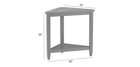 Lyons Triangle Accent Table