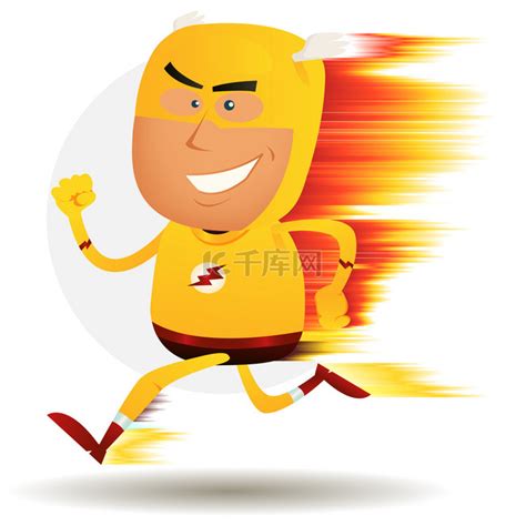 漫画快速运行超级英雄素材图片免费下载 千库网