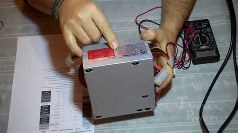 Включение компьютерного блока питания без компьютера Youtube