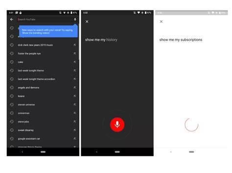 Youtubes Android App Gets Voice Search Ui Upgrade