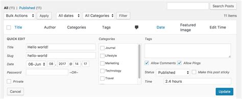 Managing Content Easily With Quick Edit Generatewp