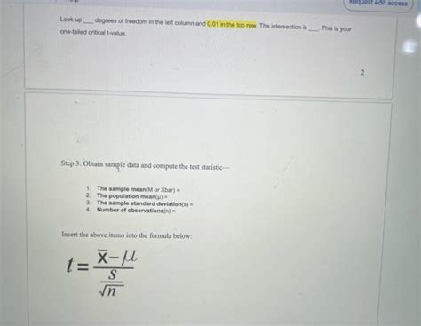 Solved Single Sample T Test Practice Scenario Assume You