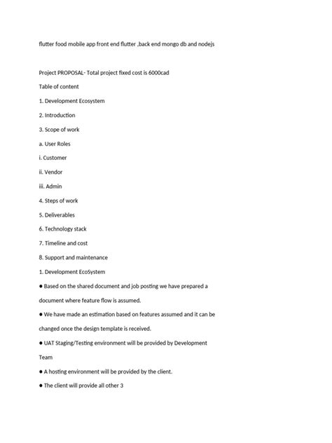 Flutter Food Mobile App Front End Flutter Pdf Mobile App Ios