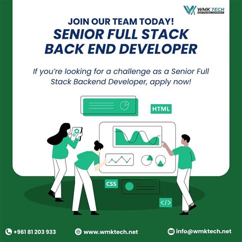 Wmk Tech On Linkedin Fullstackdeveloper Backenddeveloper Techjobs Remotework Hiring
