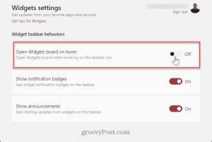 How To Stop Popup Widgets Board On Windows 11