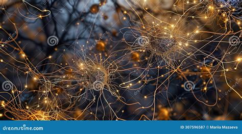 Patterns That Mimic A Neural Network Or Neurons Of The Brain Neural Connections Ai Generated