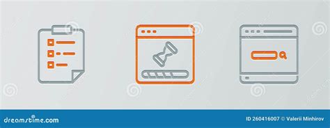 set line search engine clipboard with checklist and loading data