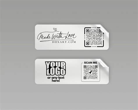 Smart Qr Code Stickers Custom Qr Code Labels Small Business