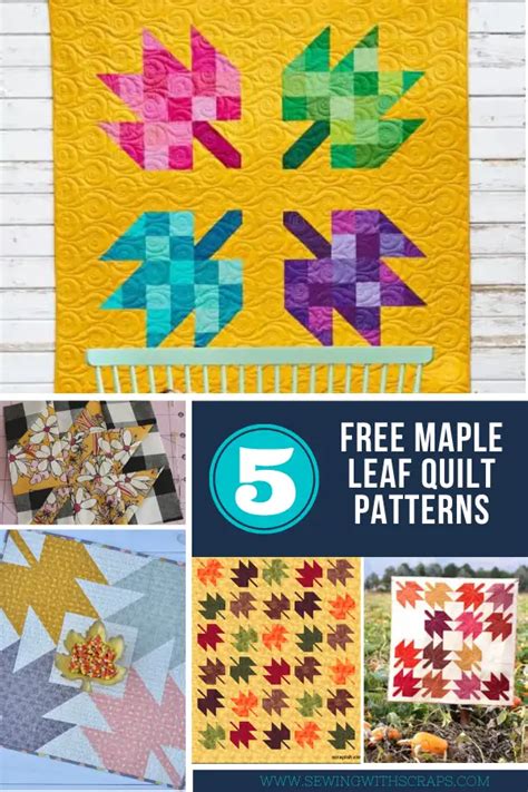 5 Maple Leaf Quilt Patterns Sewing With Scraps
