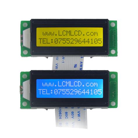 Mini 16X2 Big LCD Display Screen Yellow Green Background Character LCD Display Module 16X2