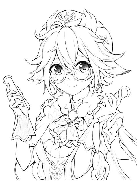 Раскраски Геншин Импакт. Бесплатно распечатать раскраски | Рисунки ...