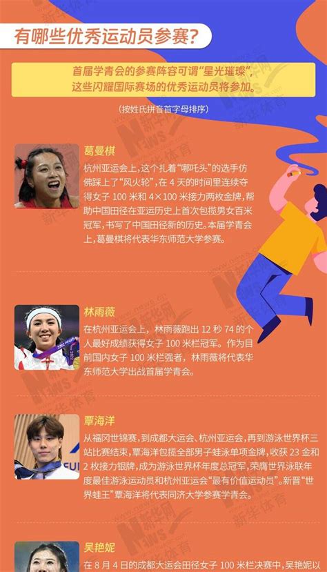 一键收藏！第一届学青会观赛指南
