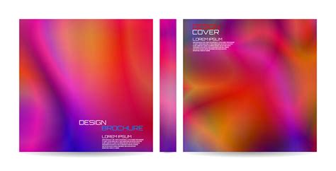 미래지향적 인 물결 모양브로셔 템플릿 잡지 포스터 책 프리젠 테이션 광고 추상 벡터 배경입니다 미래 지향적 인 디자인템플릿