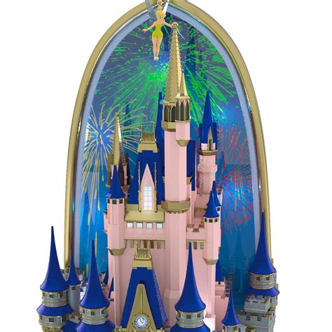 Walt Disney World Magic Kingdom Cinderella Castle Tree Topper With