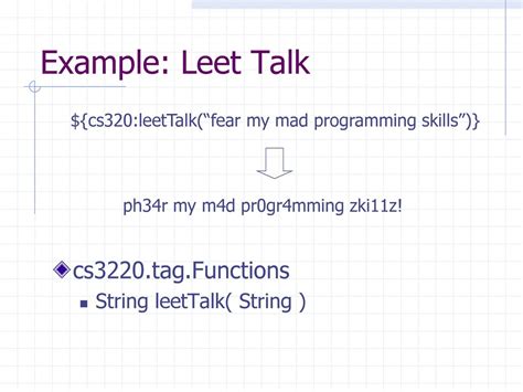 Cs3220 Web And Internet Programming Custom Tag Library Ppt Download