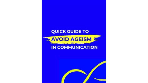Quick Guide To Avoid Ageism In Communication Healthy Aging Core Alberta