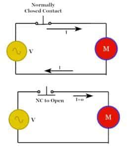 Normally Open And Normally Closed Switch Contacts