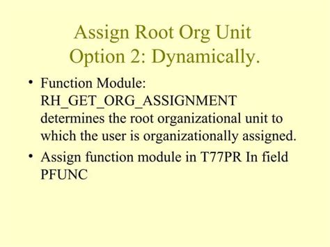 Sap Hcm Structural Authorization Overview Presentation Ppt