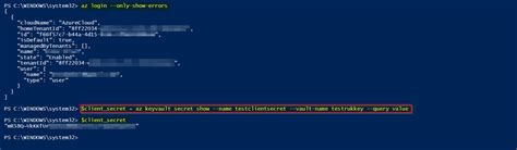 Azure Get Key For Login Using Service Principal Dynamically Python Script Stack Overflow